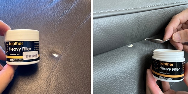 How to choose the right filler to repair leather damages